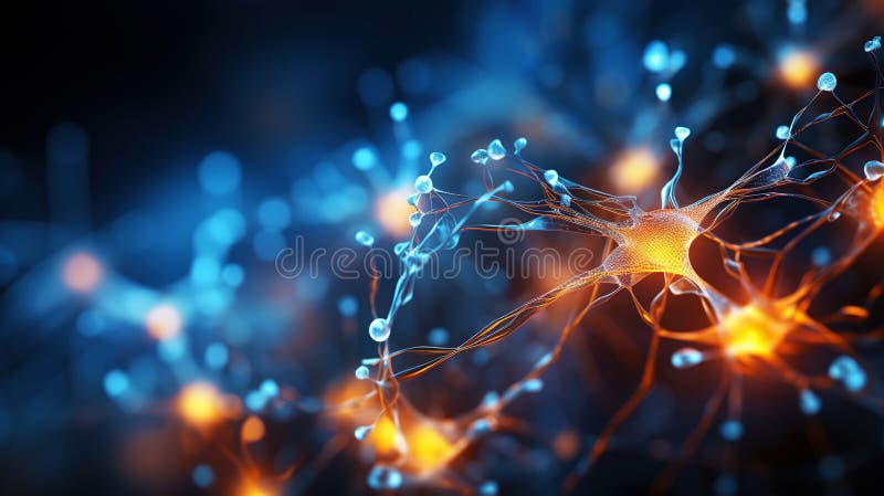 Visualization of Neurons in the Human Brain. Overview of Brain Cells ...