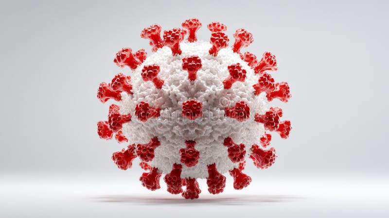 Visualization of Poliovirus Showcasing Its Striking Symmetrical ...