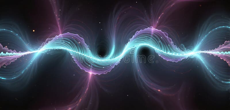 Visualization of Propagating Colored Electromagnetic Waves Stock ...