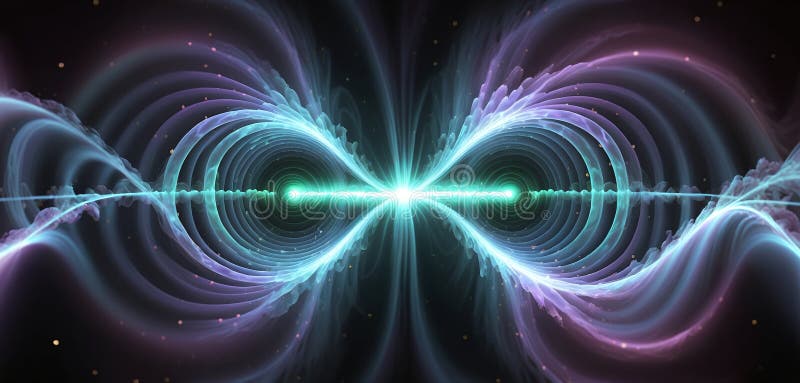 Visualization of Propagating Colored Electromagnetic Waves Stock ...