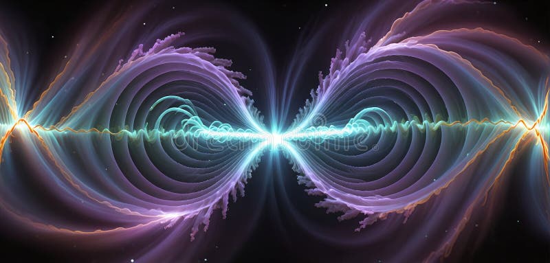 Visualization of Propagating Colored Electromagnetic Waves Stock ...