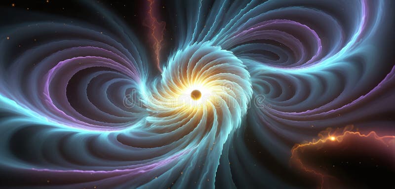 Visualization of Propagating Colored Electromagnetic Waves Stock ...