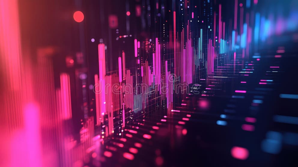 Visualization Scrolling Data Analytics Chart Stock Illustration ...