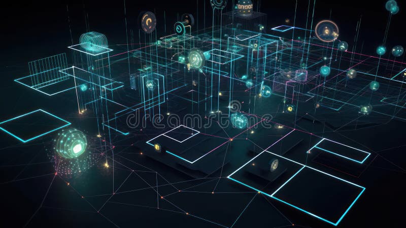 A Visualization of Interconnected Data Platforms and Devices Created ...