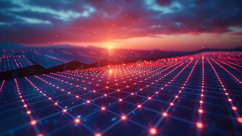 A Visualization of a Smart Solar Energy Grid Powered by Neural Networks ...