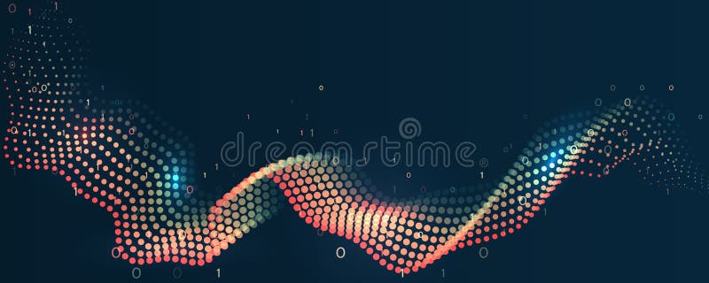 Visualization Of Sorting Data Abstract Processing Of Information Flow Vector Database