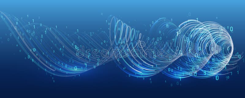Filtering Machine Algorithms Sorting Binary Code Stock Vector Illustration Of Code Mainframe