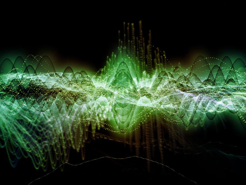 Sound visualization stock illustration. Illustration of effect - 23937433