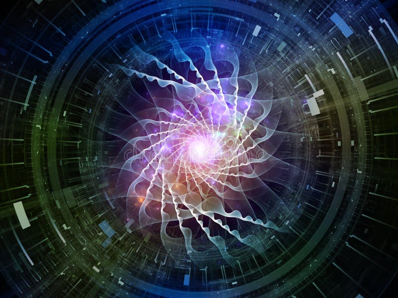 Visualization of Space stock illustration. Illustration of arrangement ...