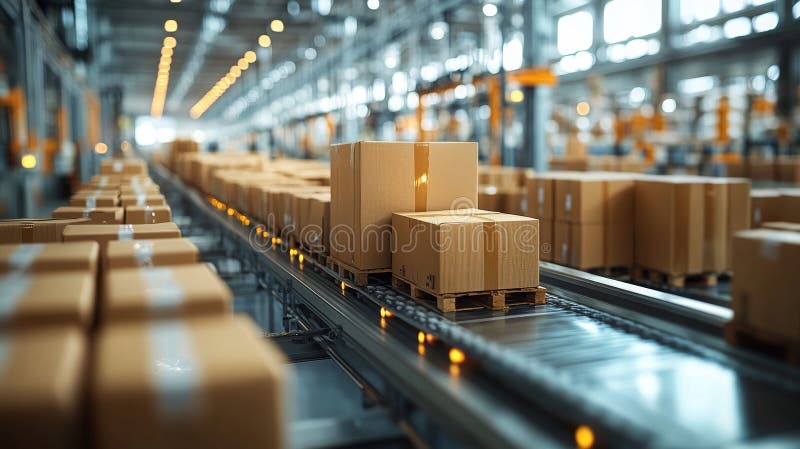 Visualization of a Sustainable Packaging Production Line in a Modern ...