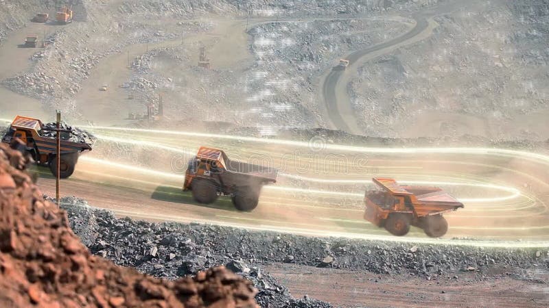 Visualization of the Temporary Coal Mining Industry. the Modern Quarry ...