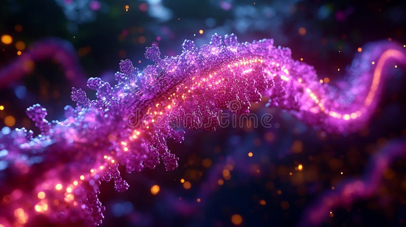 Transcription Bubble during Rna Synthesis, with Rna Polymerase Moving ...