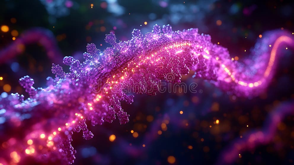 Transcription Bubble during Rna Synthesis, with Rna Polymerase Moving ...