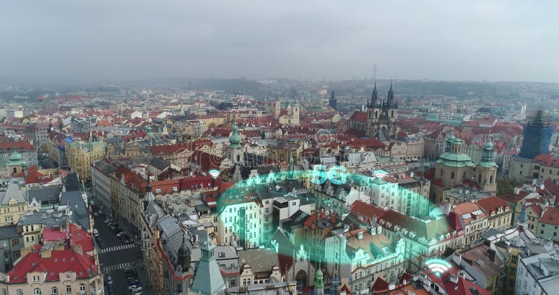 Visualization of the Transmission of an Internet Connection in the Old ...