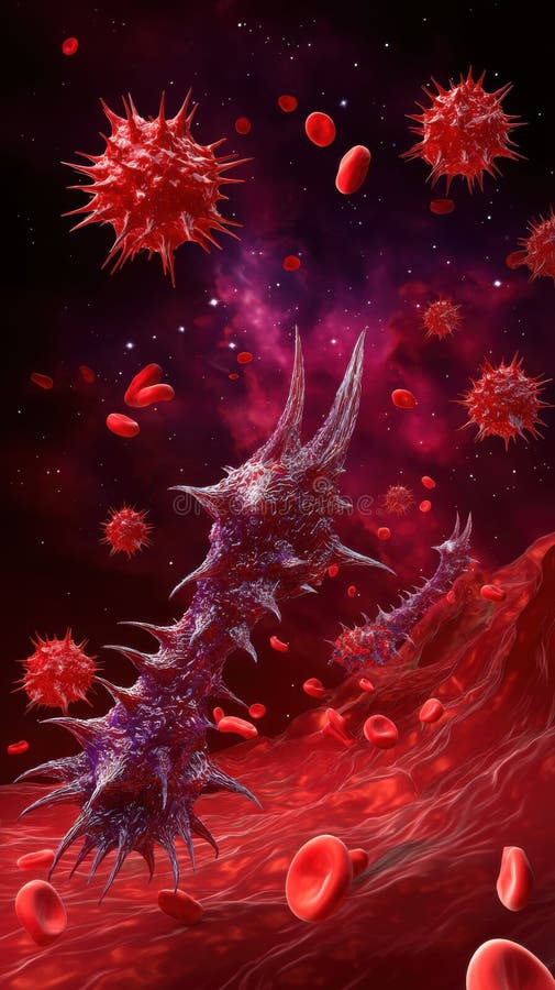 453 Microscopic Visualization Viral Pathogens Stock Photos - Free ...