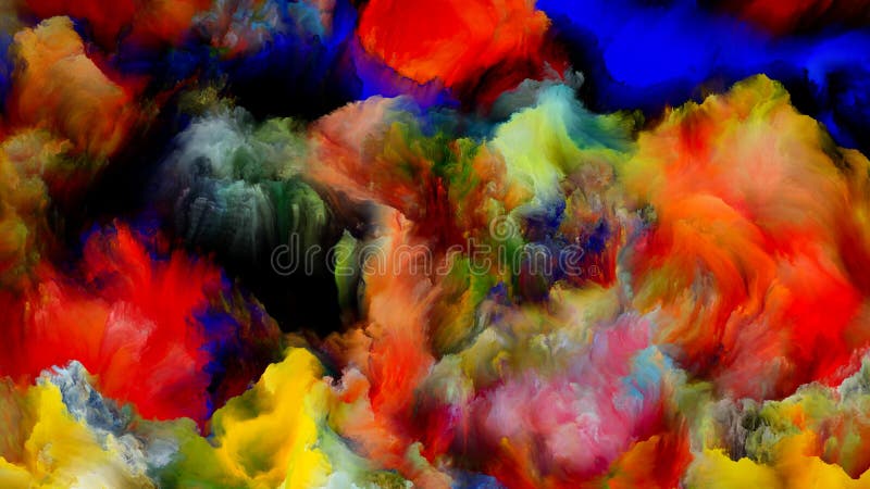 Visualization of Virtual Color Stock Illustration - Illustration of ...