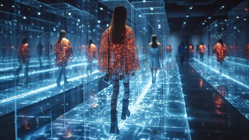 A Visualization of a Virtual Fashion Show Using Augmented Reality in ...