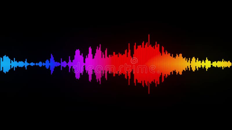 Visualization of Voice Record, Artificial Intelligence, Waveform ...