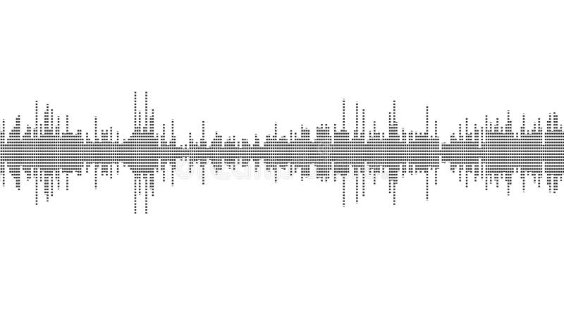 Visualization of Voice Record, Artificial Intelligence. Music Equalizer ...