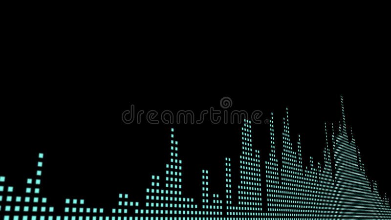 Visualization of Voice Record, Artificial Intelligence. Music Equalizer ...