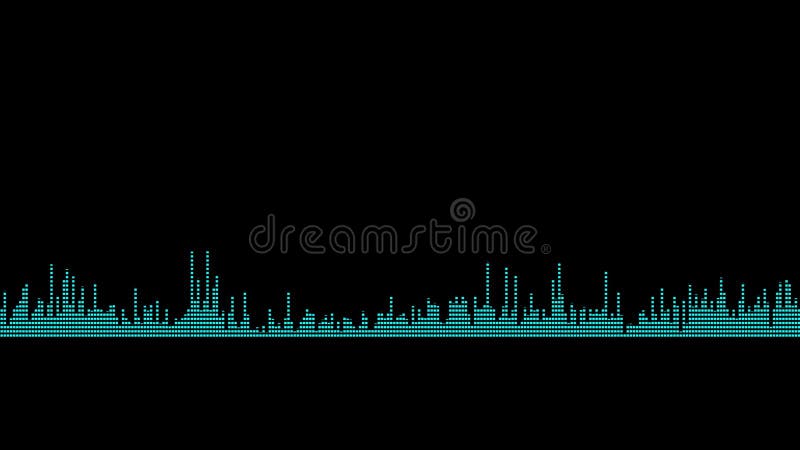 Visualization of Voice Record, Artificial Intelligence. Music Equalizer ...