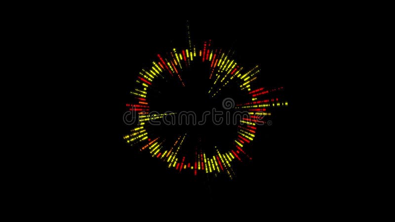 Visualization of Voice Record, Artificial Intelligence. Music Equalizer ...