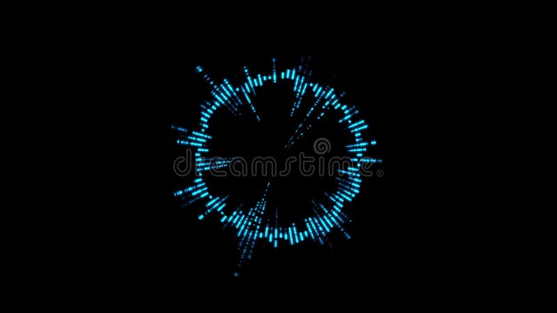 Visualization of Voice Record, Artificial Intelligence. Music Equalizer ...