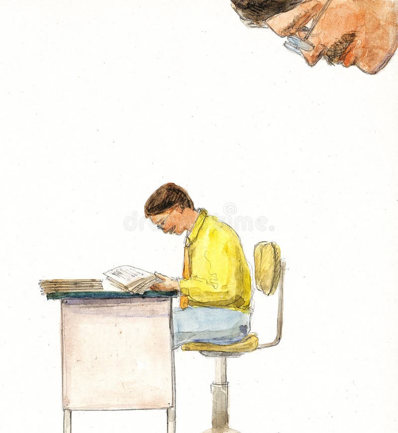 Man Sitting Behind Table Stock Illustrations – 727 Man Sitting Behind ...