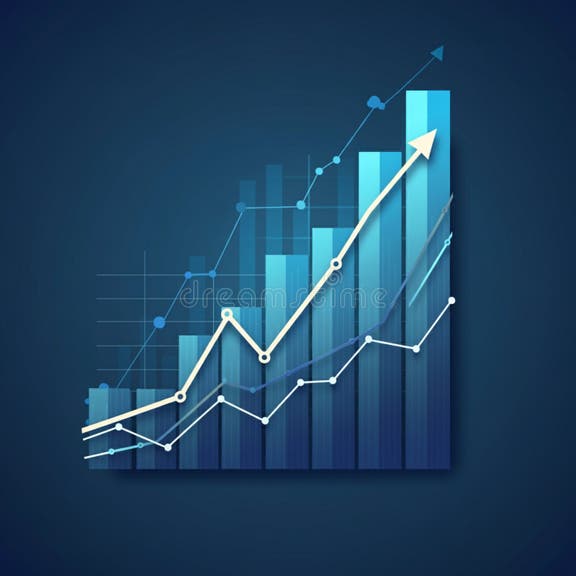 AIGenerated Success Charts & Growth Graphs for Business and Marketing ...