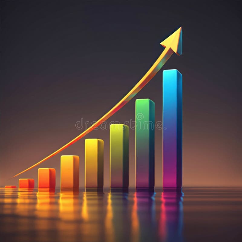 AIGenerated Success Charts & Growth Graphs for Business and Marketing ...