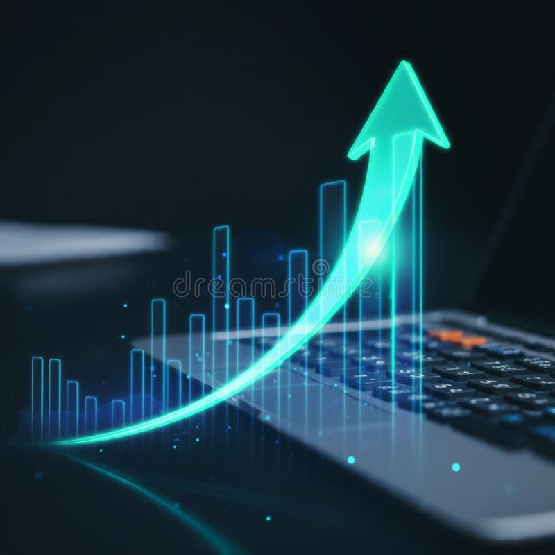 AIGenerated Success Charts & Growth Graphs for Business and Marketing ...
