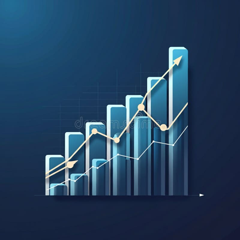 AIGenerated Success Charts & Growth Graphs for Business and Marketing ...