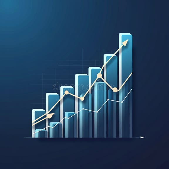 AIGenerated Success Charts & Growth Graphs for Business and Marketing ...