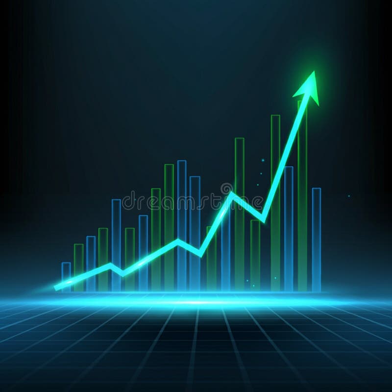 AIGenerated Success Charts & Growth Graphs for Business and Marketing ...