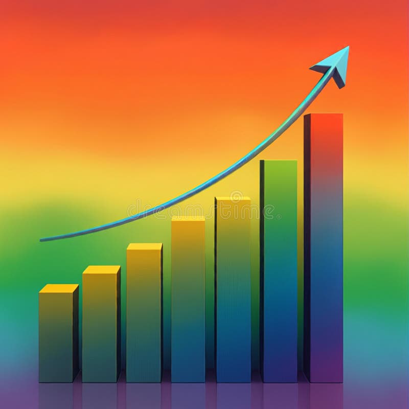 AIGenerated Success Charts & Growth Graphs for Business and Marketing ...