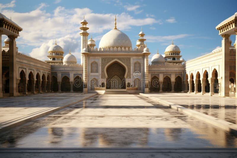 Visualize the Architectural Marvels of Islamic Stock Illustration ...