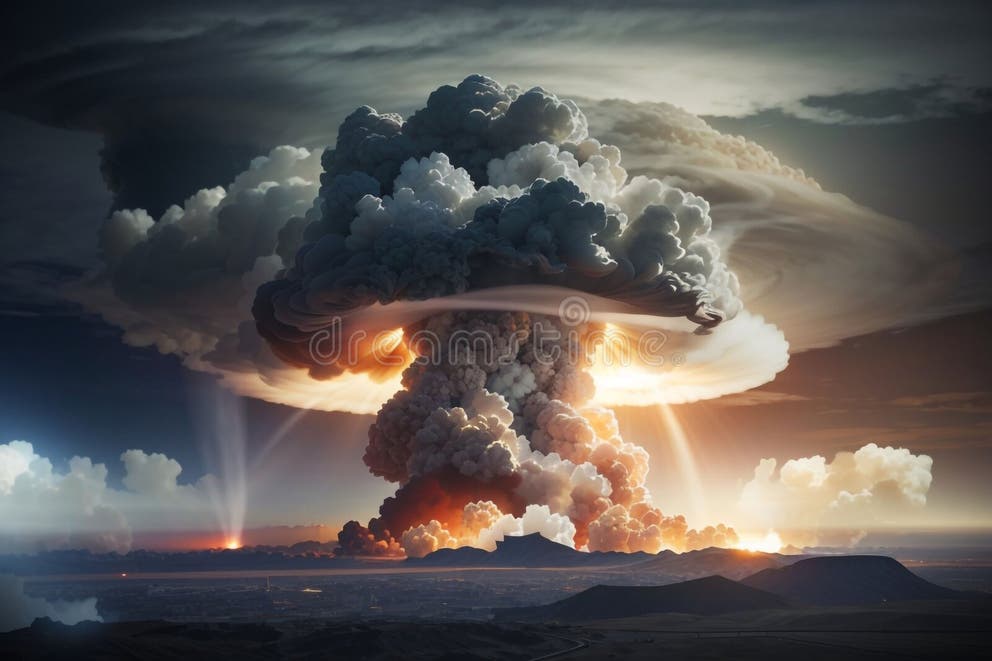 A Nuclear Explosion of Incredible Power, Rings of Smoke, a Bright Flash ...