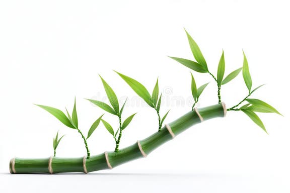 Visualize Bamboo Growth Chart Concept, Show Progression and Resilience ...