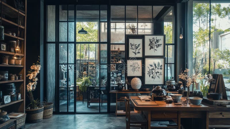 Visualize a Basic Glass Door with the Company S Name and Logo Displayed ...