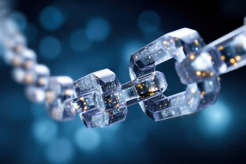 Blocks with Chain Arrows on a Blue Background. Moving Forward, Step by Step. New Opportunities ...