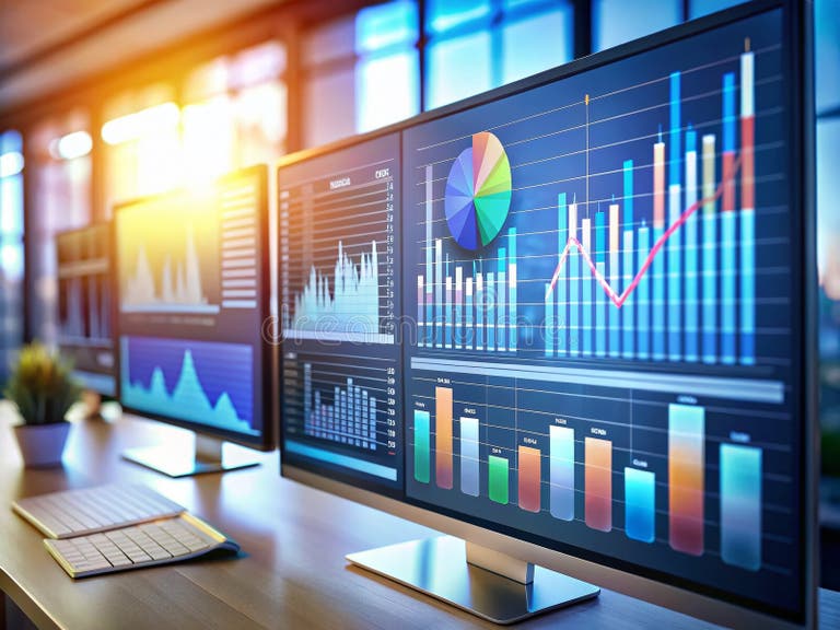 Visualize Business Success a Modern Analytics Dashboard on a Large ...