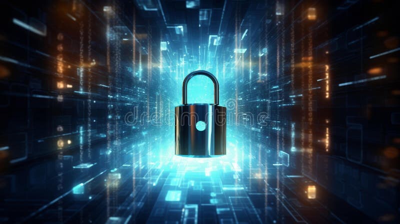 Visualize the Concept of Internet Safety and Personal Data Privacy ...