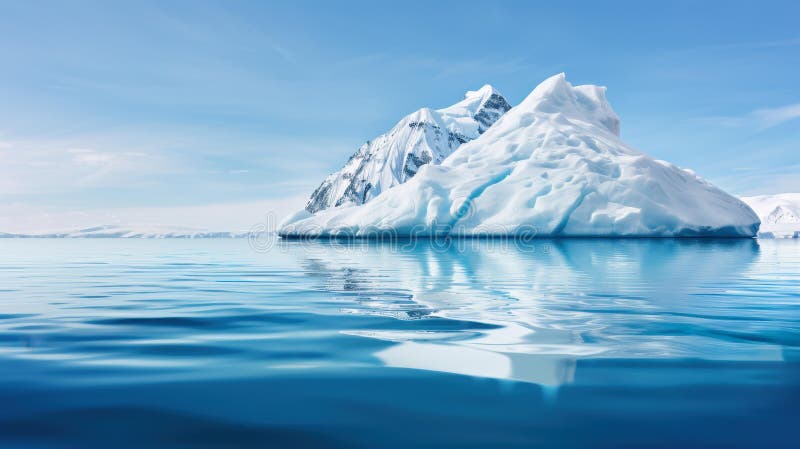 Visualize the Contrast between Seen and Unseen in this Vivid Iceberg ...