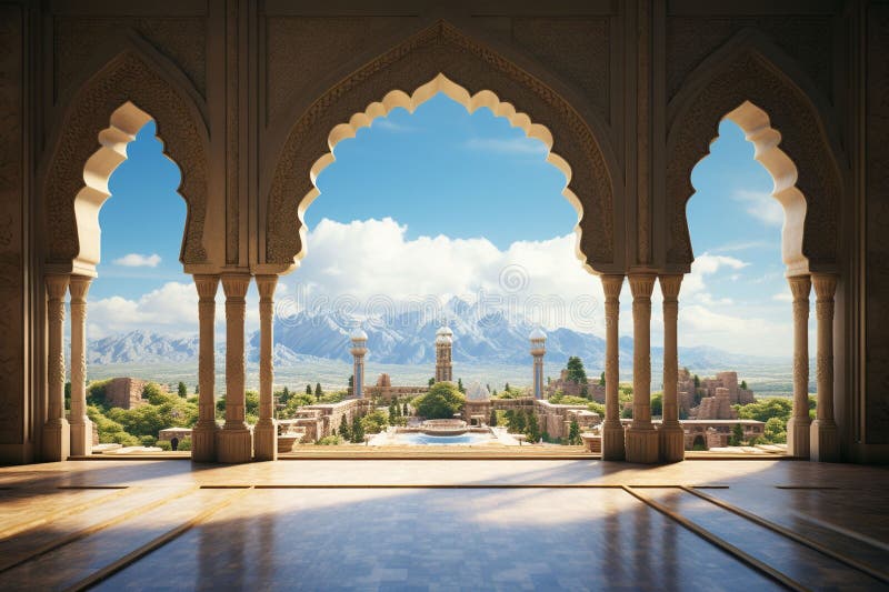 Visualize the Diverse Landscapes of Islamic Stock Illustration ...