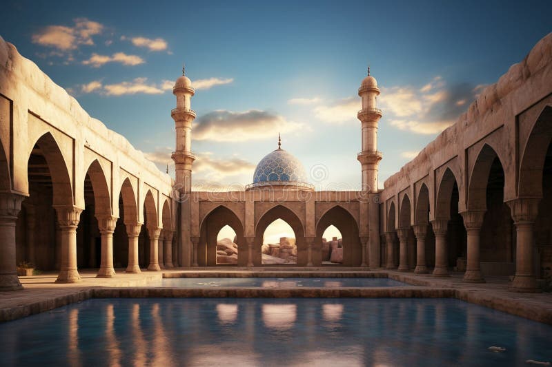 Visualize the Diverse Landscapes of Islamic Stock Illustration ...