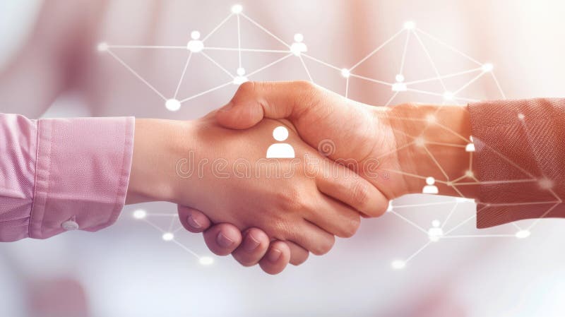 Visualize Effective Business Partnerships through a Handshake ...