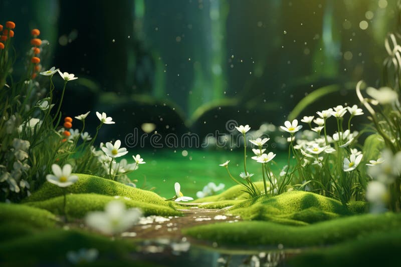 Visualize the Energy and Freshness of Spring Stock Illustration ...
