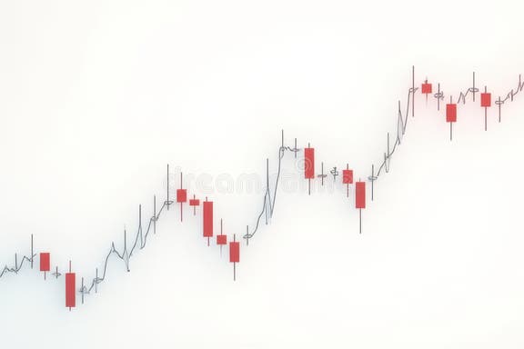 Simple Moving Average Line Chart Stock Illustration - Illustration of ...