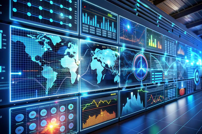 Advanced Cybersecurity Dashboard Realtime Threat Monitoring and ...