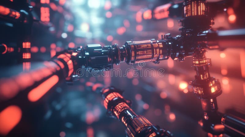 Interconnected Future Gleaming Pipes and Advanced Connectors in a ...